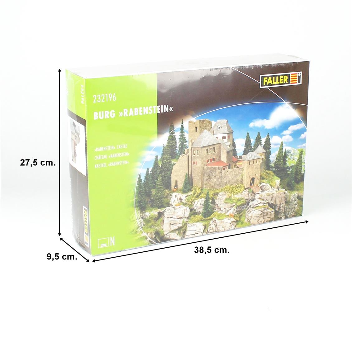 Faller 232196 1/160 Ölçek, Rabenstein Kalesi, Plastik Model Kiti ...